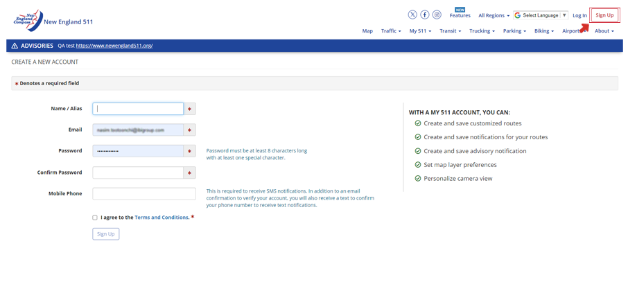 New England Help | New England 511